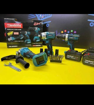 3 in1 Trapano +Flex smerigliatrice + Avvitatore