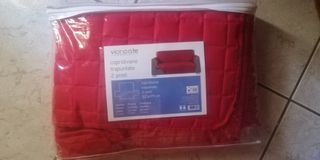 Copridivano 2 piazze rosso