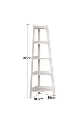 Scaffale angolare in legno arredo