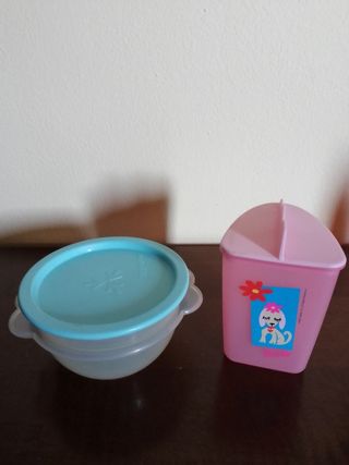 Coppia contenitori ermetici tapperware
