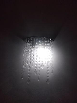 Aplique elegante pendenti cristallo