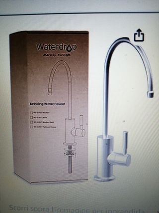 Rubinetto waterdrop nuovo
