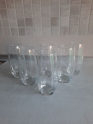 Set bicchieri in vetro