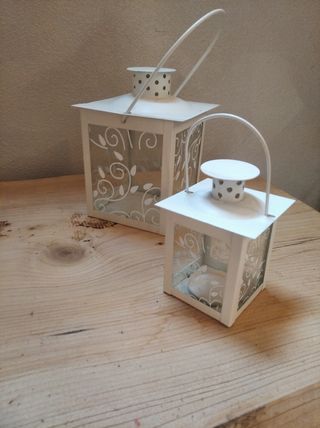 Portacandele shabby