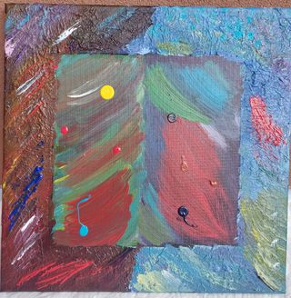 Quadro astratto homemade