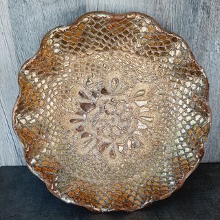 ARTE / Piatto☀️Vassoio decorato oro