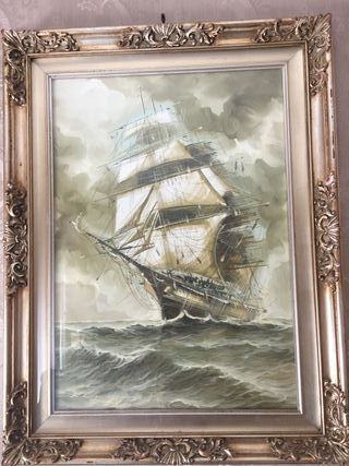 Olio su tela Longanesi