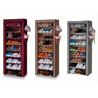 Scarpiera in tessuto vari colori