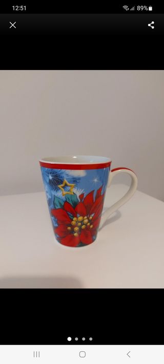 Tazza di porcellana Tognana natalizia