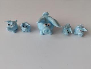 Maialini vetro murano