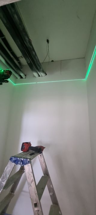 Laser piastrelle muri cartongesso