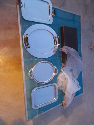 poker di Vassoi da portata in acciaio inox