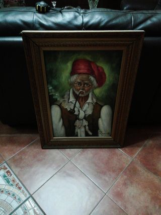 Quadro con personaggio