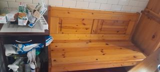 Cassapanca pino russo