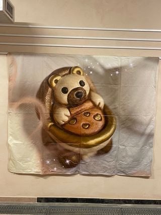 Telo di allestimento Thun 170x210 cm orso culla