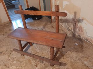 Panca in legno artigianale da 100 cm