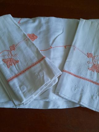 Parure matrimoniale in puro lino