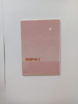 Quadretto Cartolina in porcellana vintage