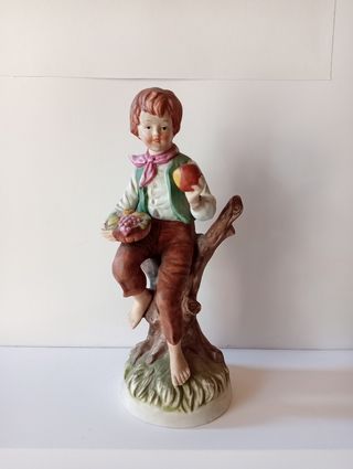 Figurina di bisquit in porcellana cm.20