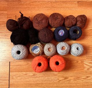 18 gomitoli 100% cotone