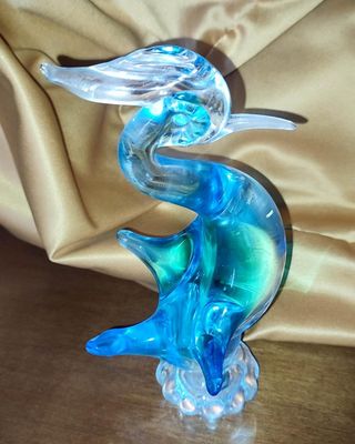 Uccello vetro di Murano vintage