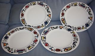 4 piatti piani Emanuele Luzzati