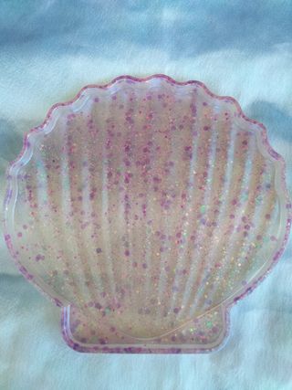 Piattino portasapone concha in  resina