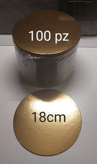 Vassoio torta rotondo 100pz