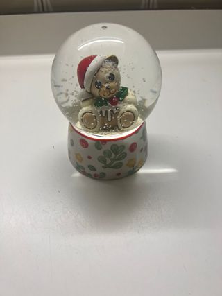 teddy palla di neve nuova con scatola