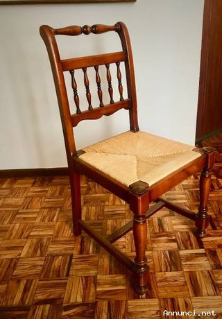 Sedie in legno massiccio di ciliegio