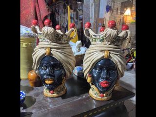 Teste di Moro Siciliani originali Caltagirone