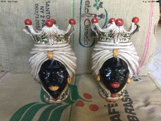 Teste di Moro Siciliani originali Caltagirone