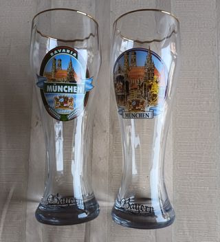 Coppia bicchieri da birra