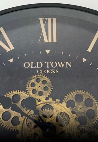 Orologio da parete stile industrial Old town clock