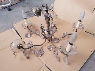 Lampadario Vintage con cristalli