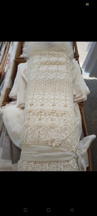 tende al metro pizzo macramè tirolese