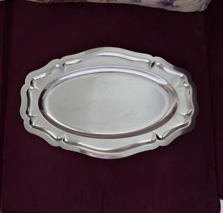 Vassoio vintage inox 18% France