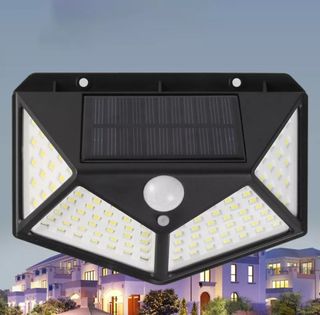 Faretto solare fotovoltaico 100 led