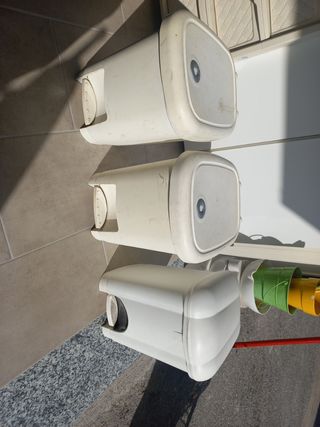 3 cestini con secchiello estraibile interno