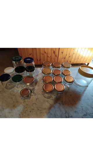 Barattoli misti in vetro