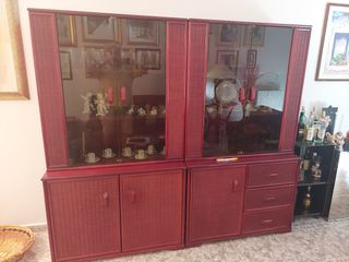 Credenza in midollino