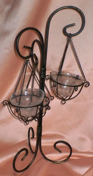 Portapiantine/portacandele a piantana #etnico