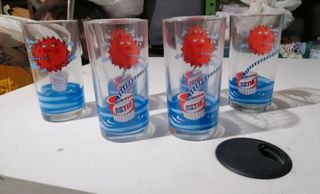 6 Bicchieri bibita estathe'. Nuovi