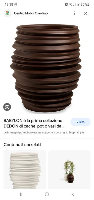 Vaso dedon nuovo