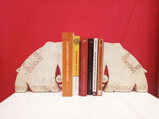 Elefanti fermalibri artigianali