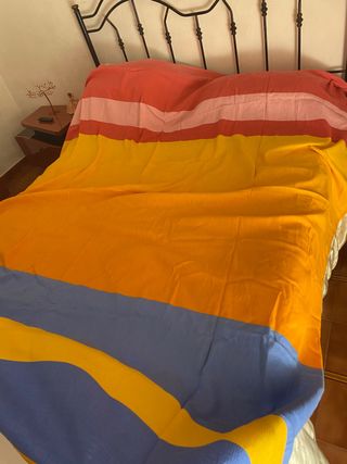 Coperta in cotone matrimoniale nuova