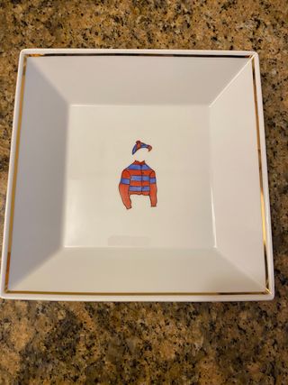 Portacenere in ceramica di Limoges