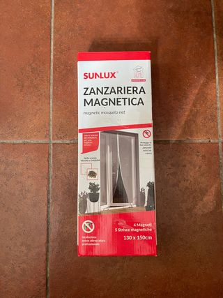 Zanzariera magnetica 130x150cm colore bianco