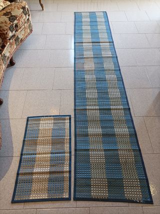 Set tappeti in legno