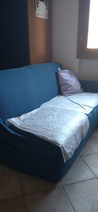 divano senza 1 bracciolo ottimo stato